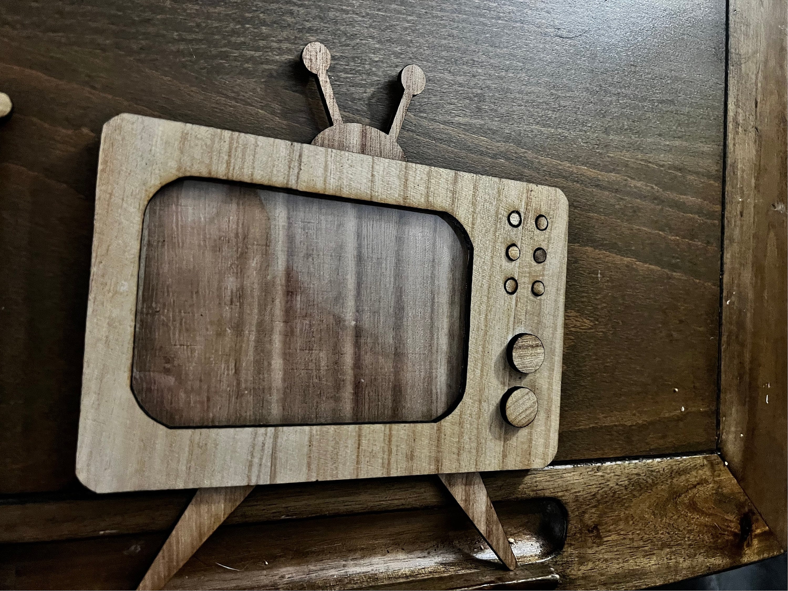 Vintage TV Photo Frame - Etsy