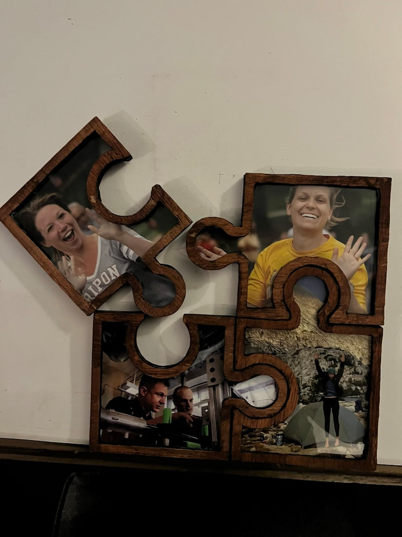 Puzzle Picture Frames - Etsy