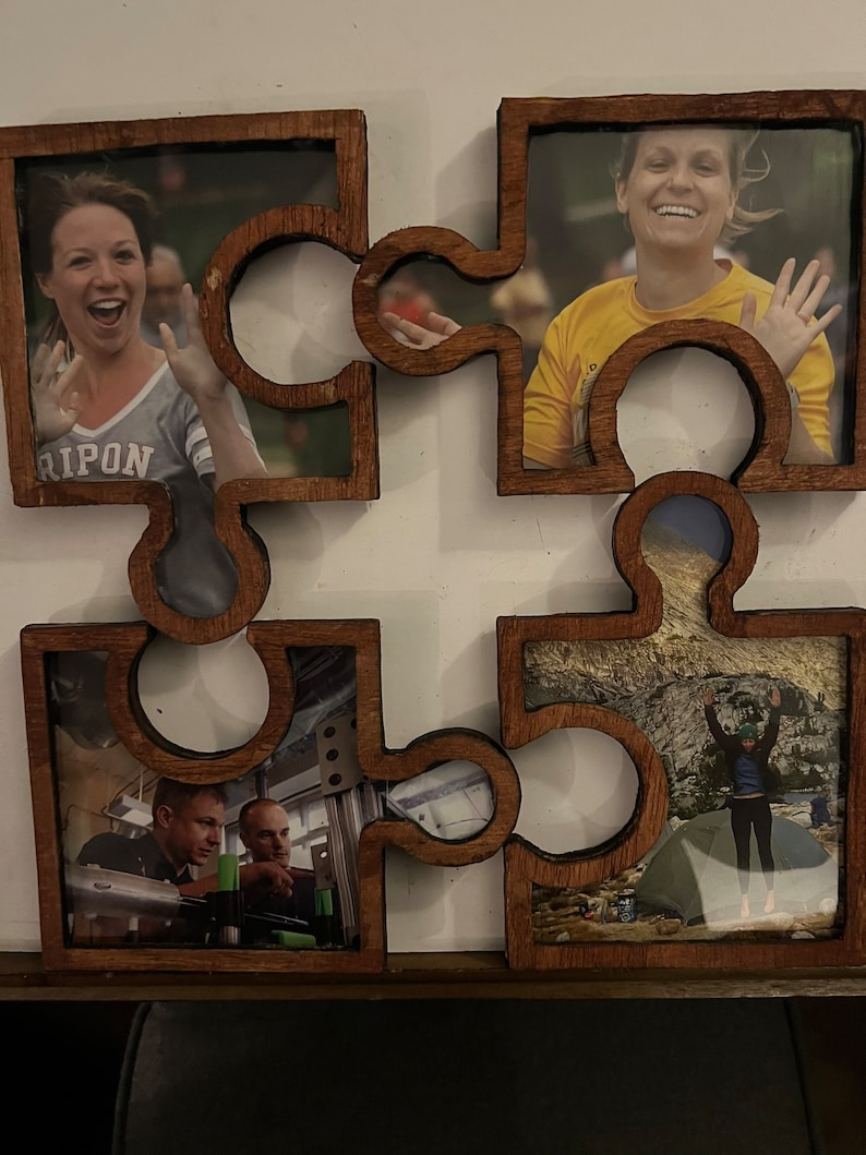 Puzzle Picture Frames - Etsy
