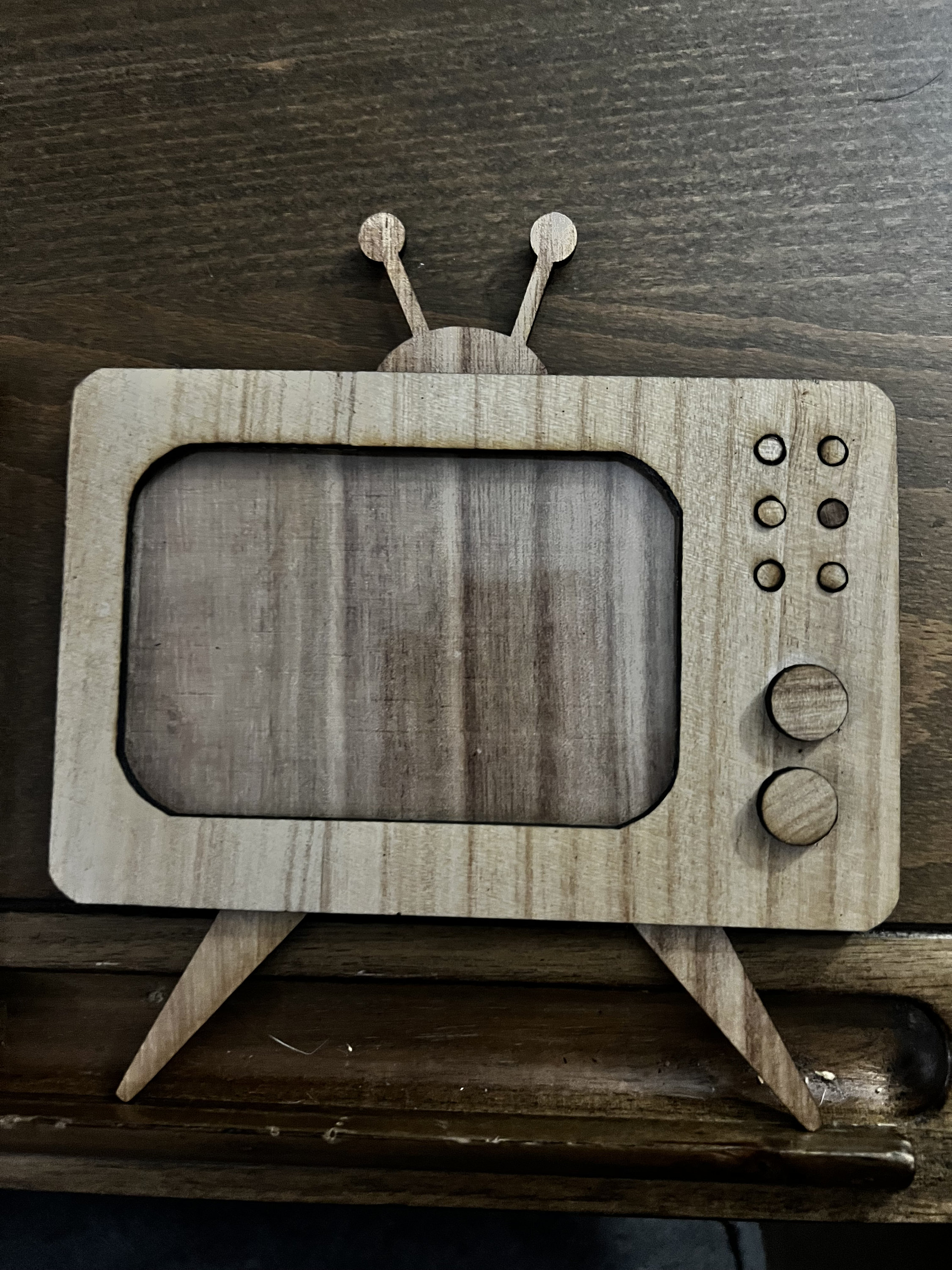 Vintage TV Photo Frame - Etsy