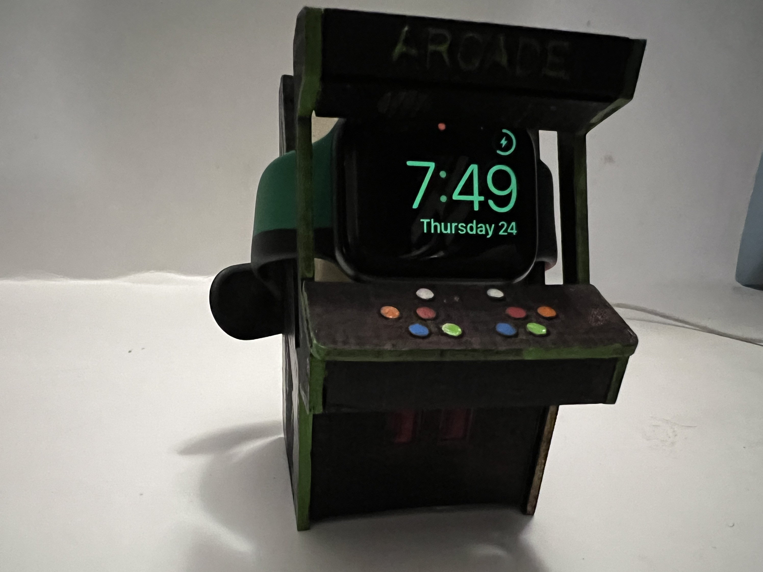 Arcade Apple Watch Charger Holder - Etsy