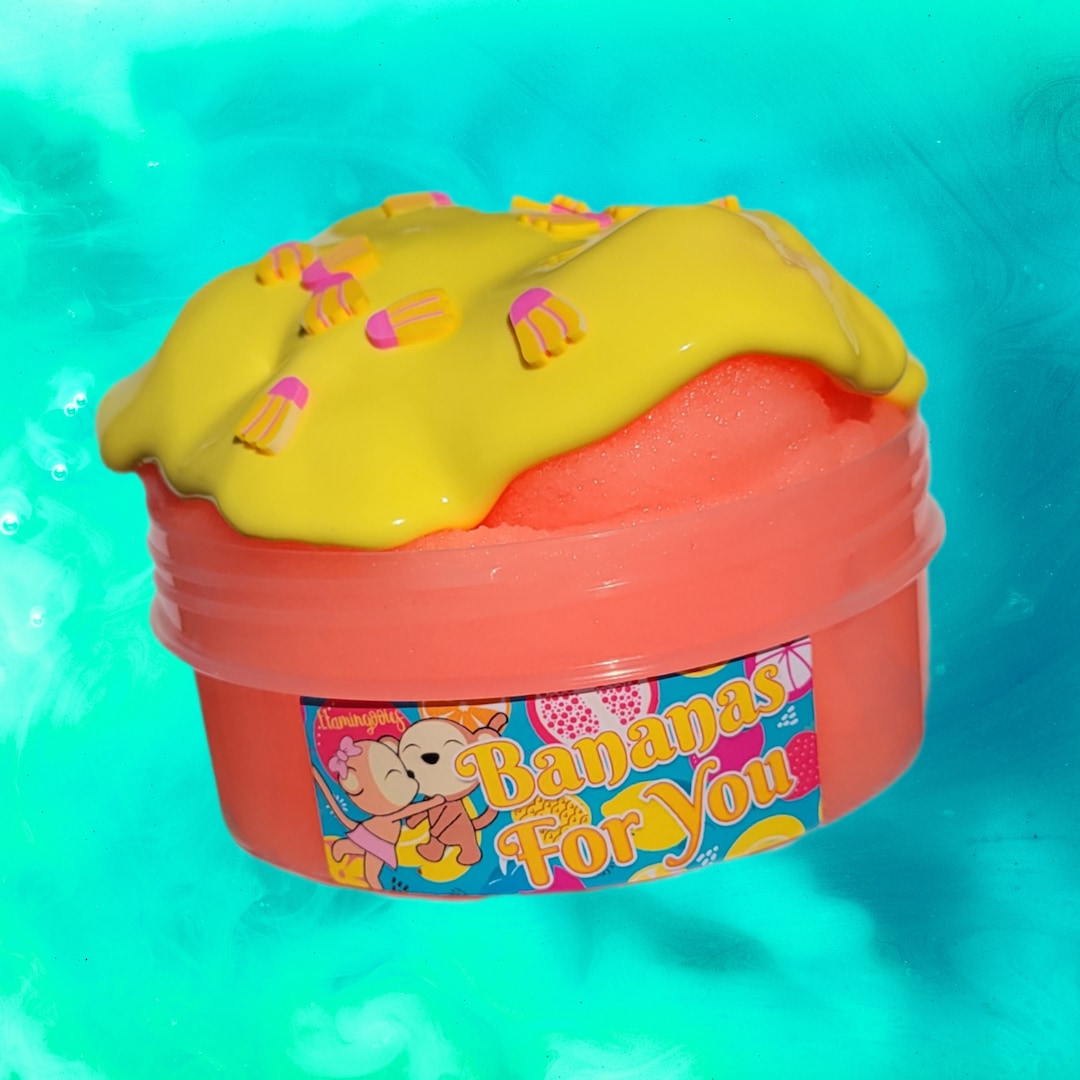 Bananas for You Icee Slime Float Slime Exotic Fruit With - Etsy