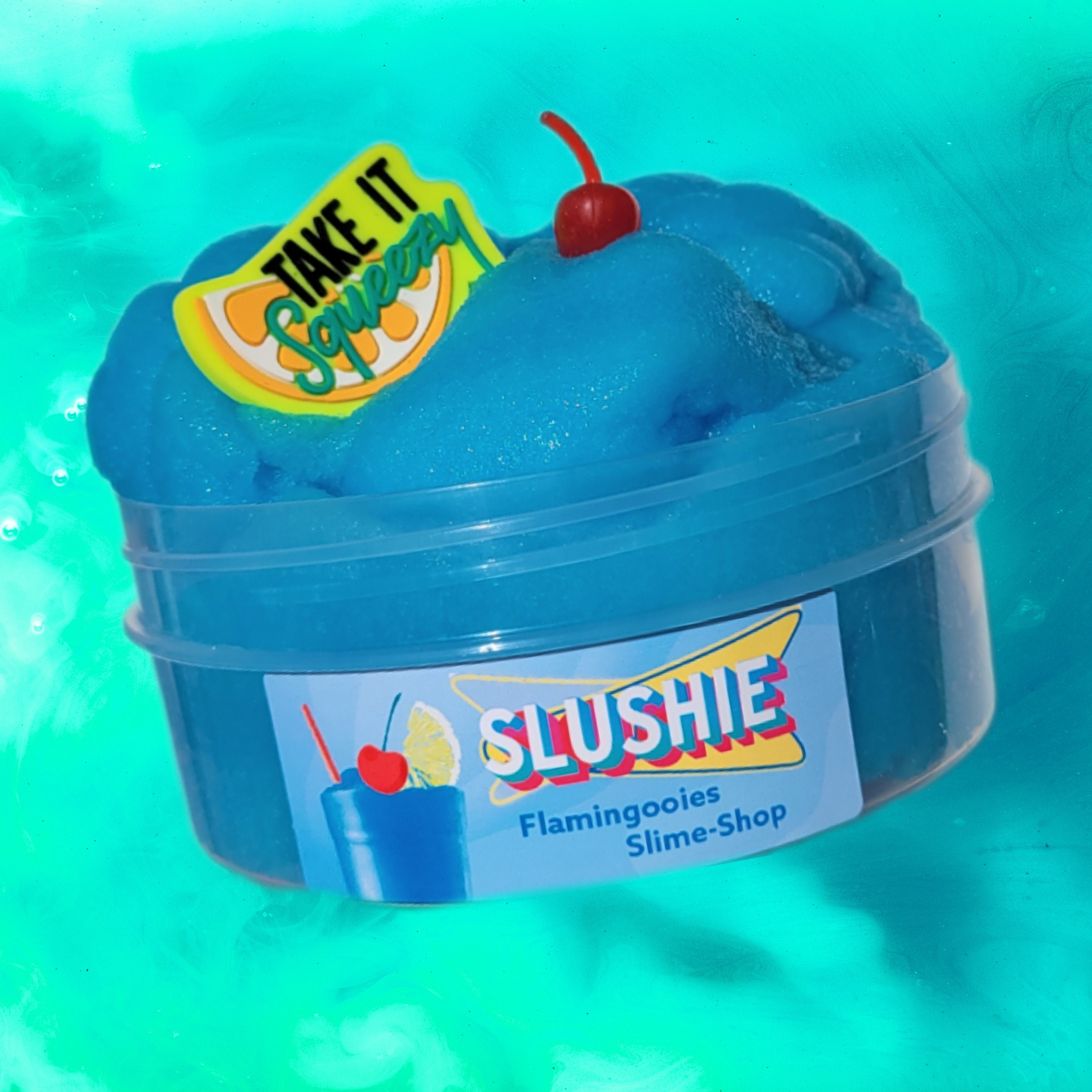 Ocean Water Slushie Slime Icee Slime Coconut Lime Scented - Etsy
