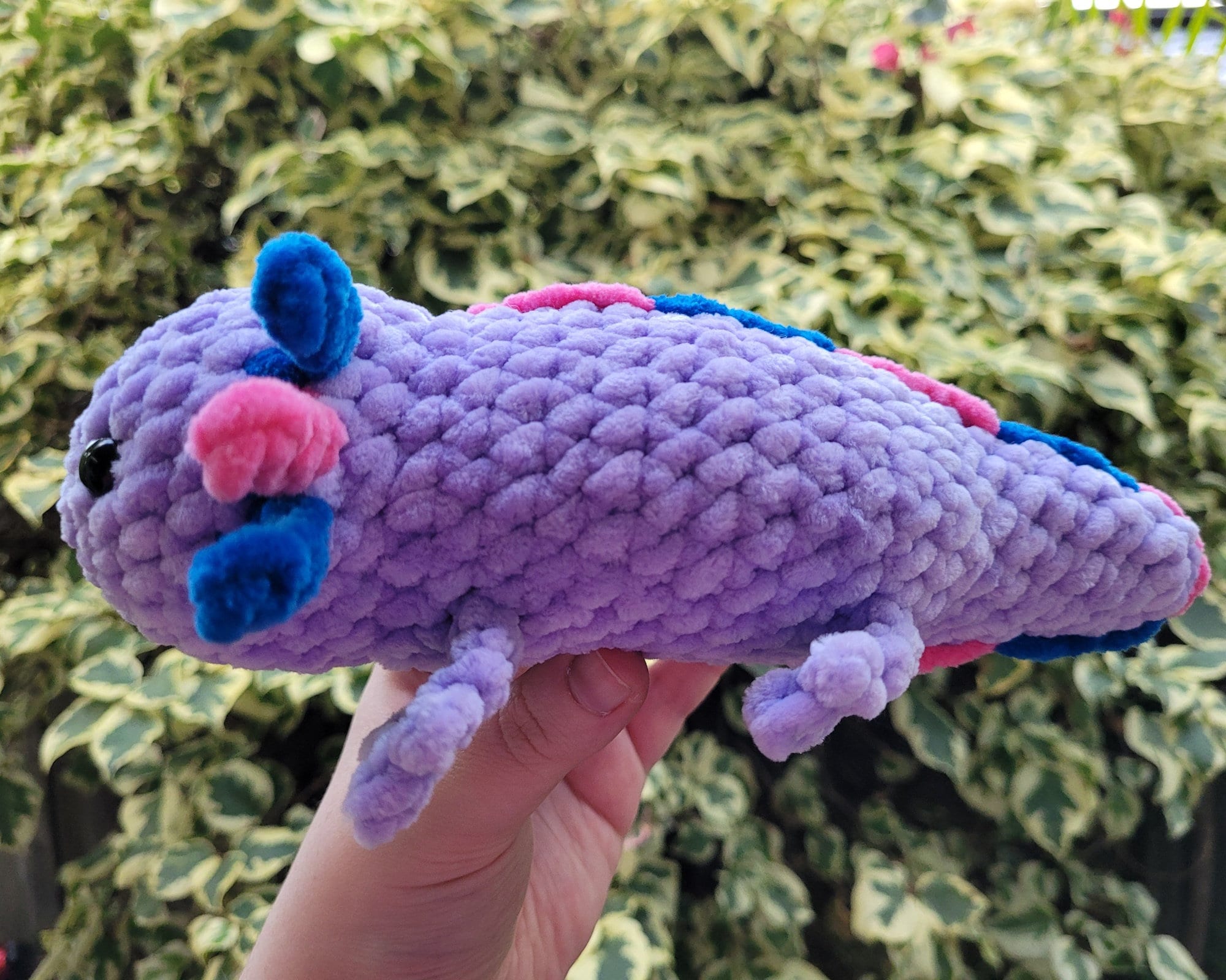 Crochet Bisexual Pride Axolotl Amigurumi Axolotl Handmade - Etsy Australia