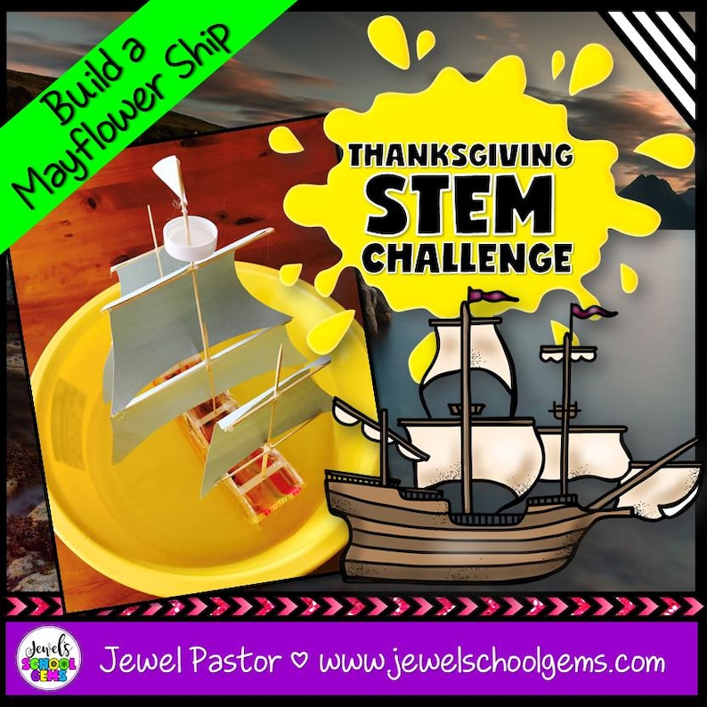 Fall and November Thanksgiving STEM Activities | Mayflower STEM ...