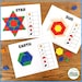 Space Pattern Block Mats, Space Pattern Block Templates, Space Pattern ...