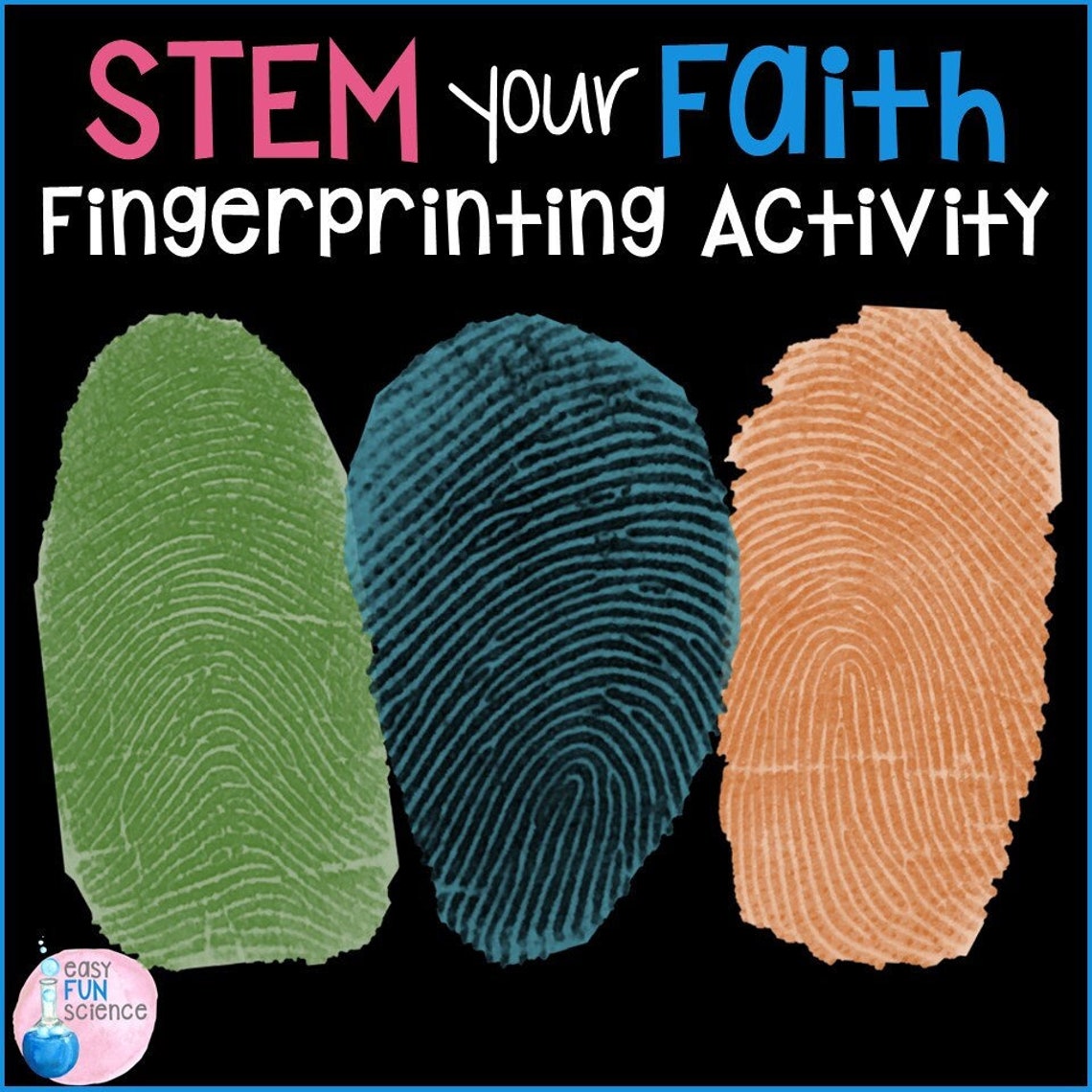 Fingerprint Activity for Kids - Etsy