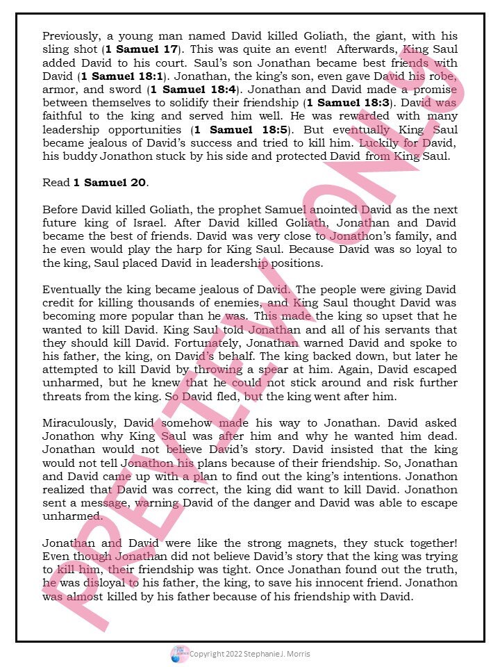 Object Lesson on Friends - Etsy