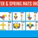 Spring Pattern Blocks, Spring Pattern Block Mats, Spring Tangrams ...