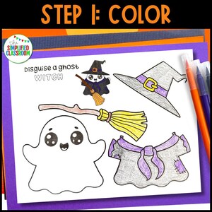 Disguise a Ghost Halloween Ghost Craft Template - the Ghost in Disguise ...