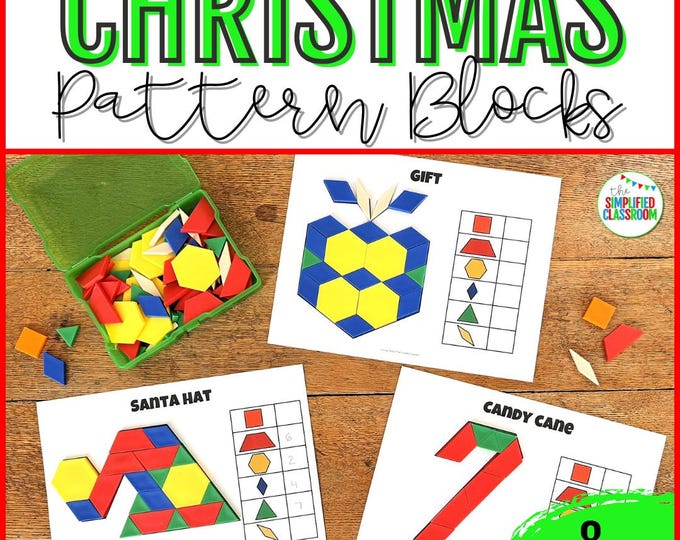 Christmas Tangram Puzzles | Printable Tangrams | 2D Shapes Math Center ...