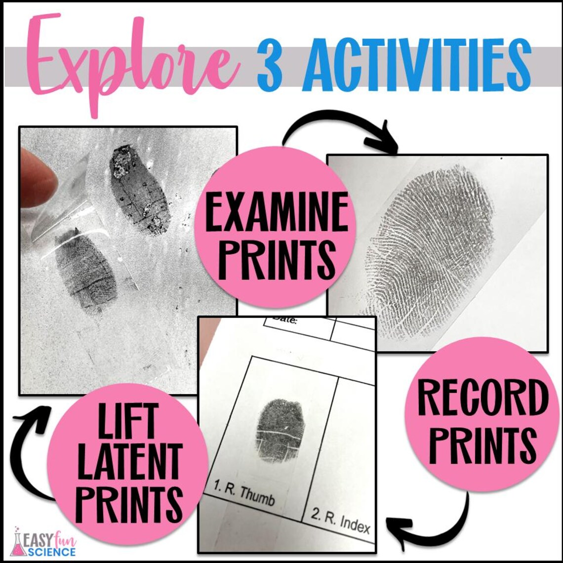Fingerprint Activity for Kids - Etsy