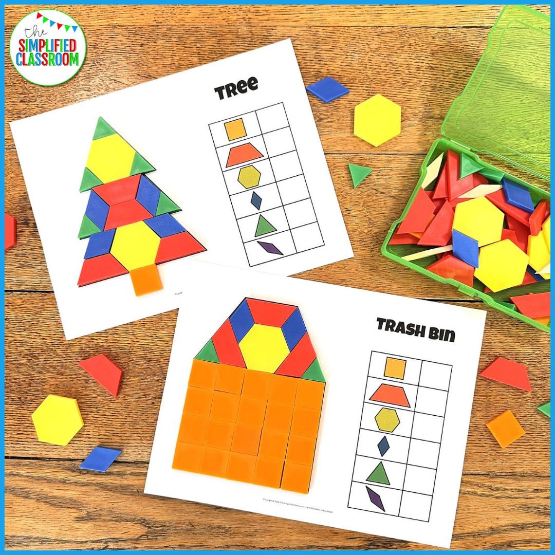 Earth Day Pattern Blocks, Earth Day Tangrams, Pattern Block Templates ...