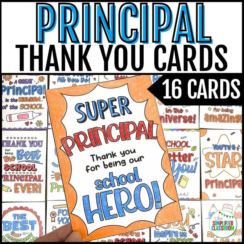 Principal Day Cards - Etsy