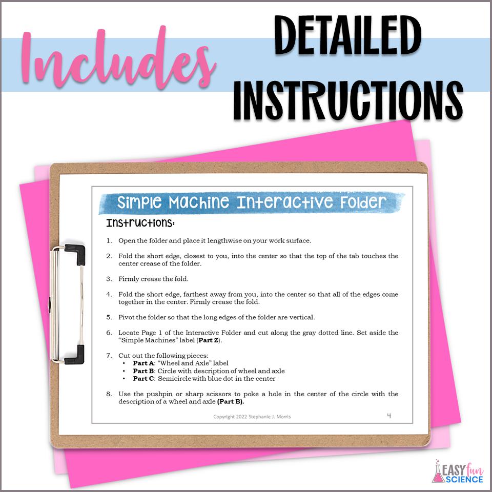 Simple Machines Interactive Folder - Etsy