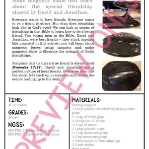 Object Lesson on Friends - Etsy