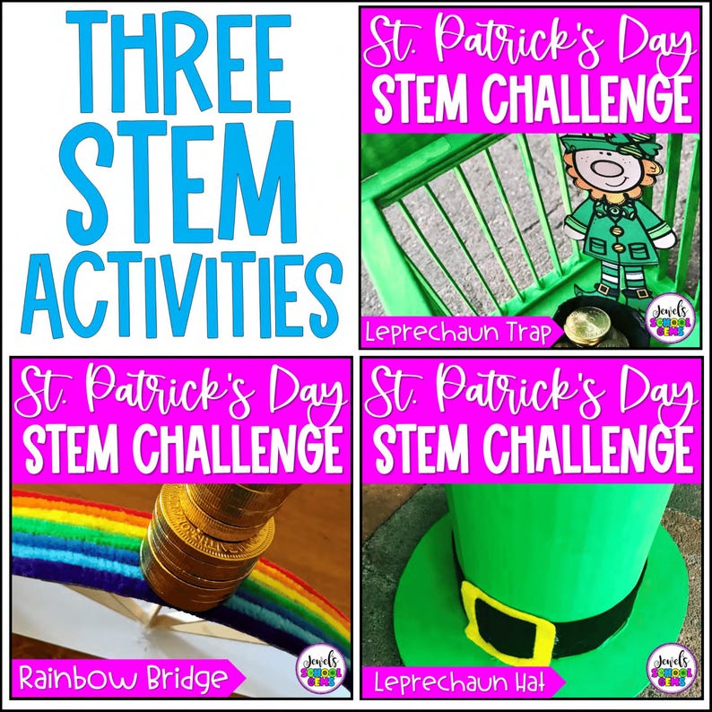 St Patricks Day Activity St Patricks Day Activity Kids Stem Challenge ...