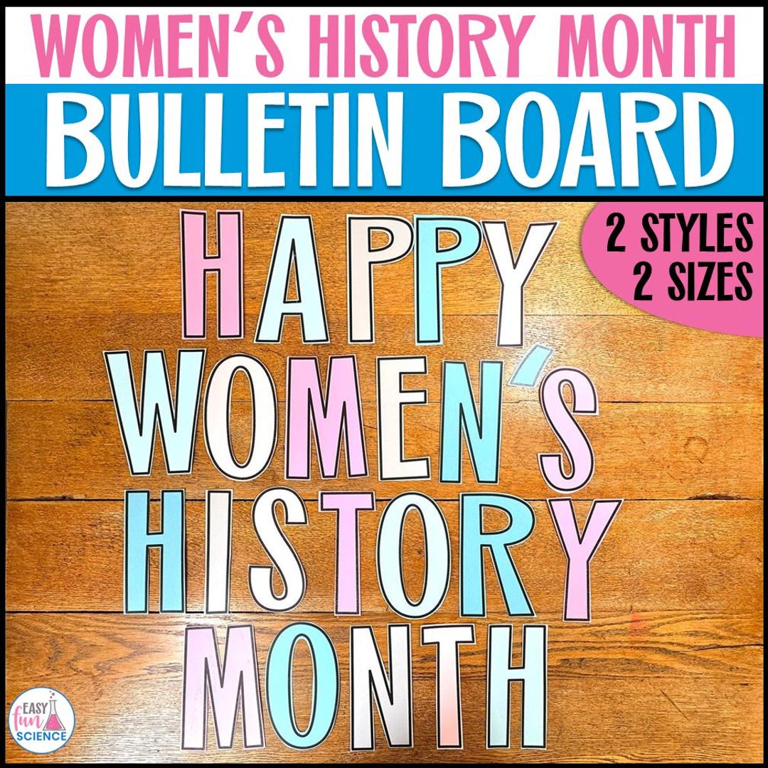 Womens History Month Bulletin Board Womens History Month Bulletin Board ...