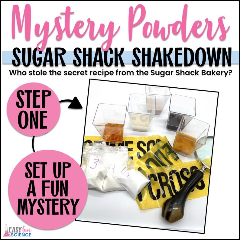 Forensic Science Lab, Forensic Science Middle School, Mystery Powders ...