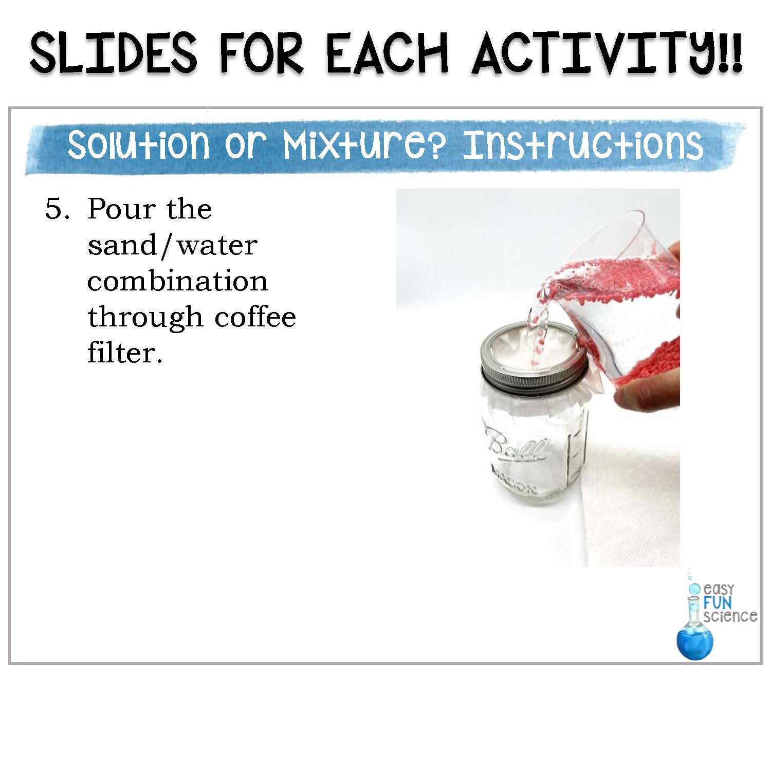 Solutions and Mixtures Editable Digital - Etsy