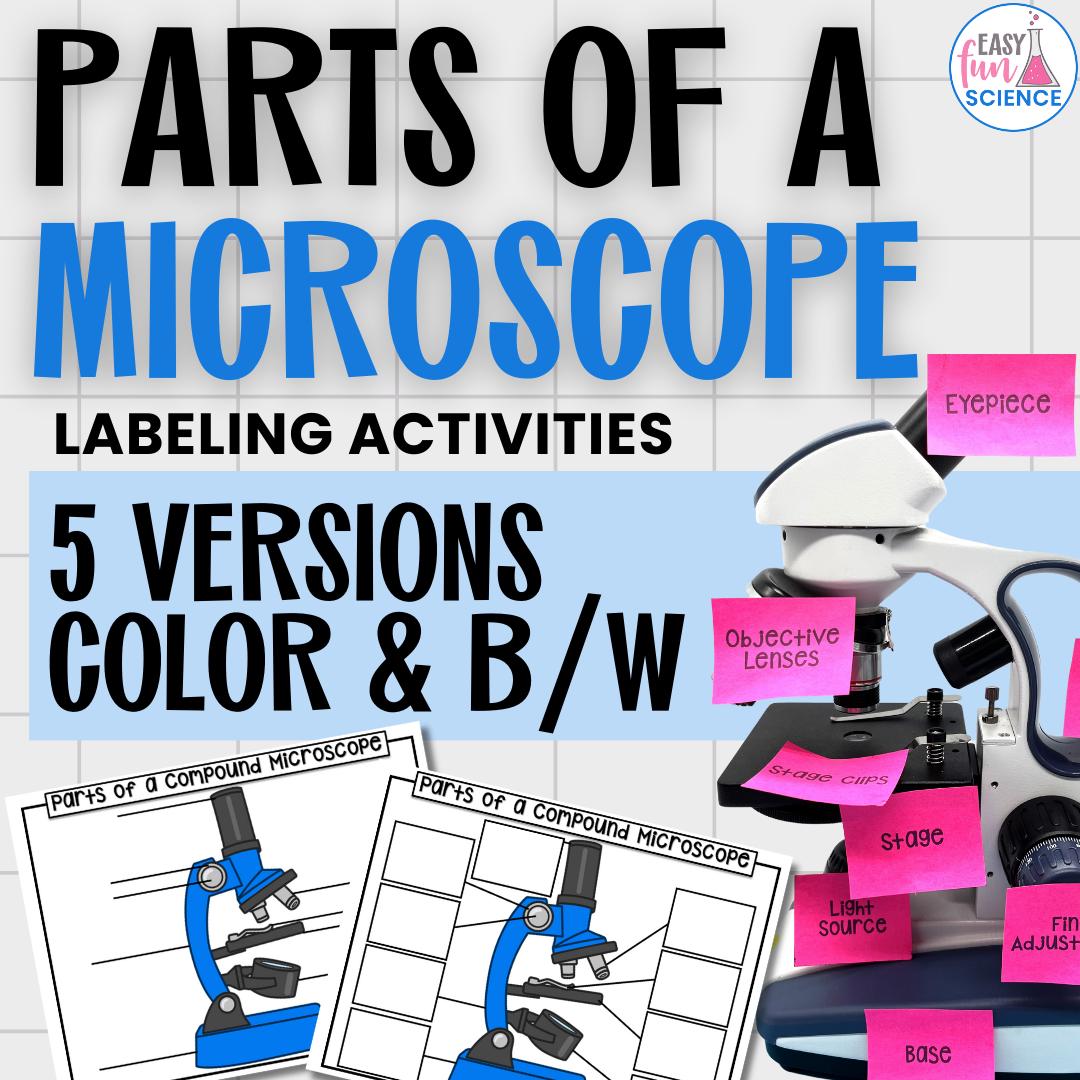 Microscope Labeling Activity, Microscope Parts, Microscope Diagram ...