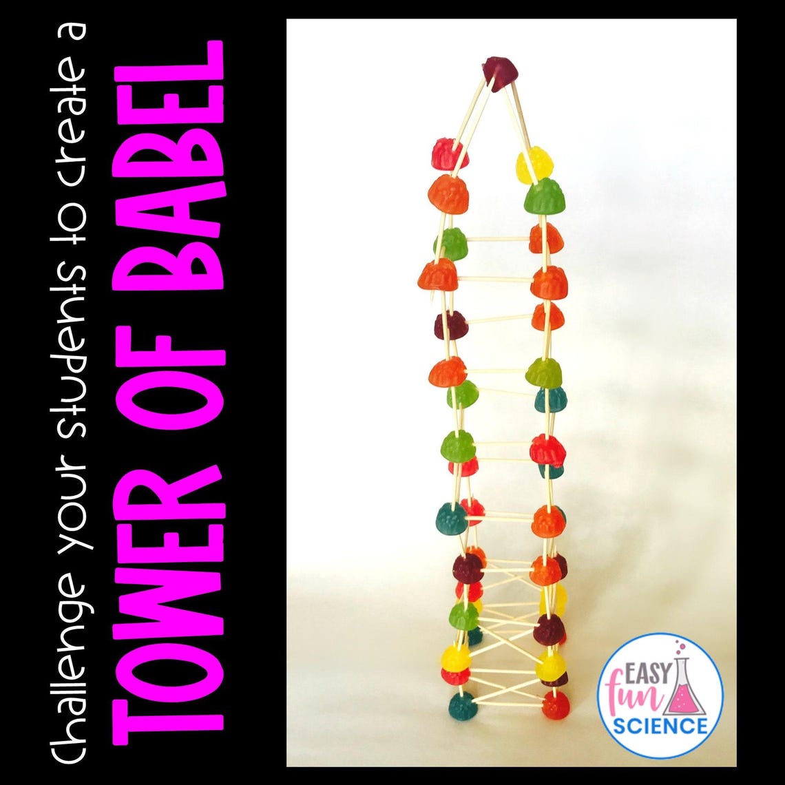 Tower of Babel Bible STEM Challenge | Bible Lesson for Kids | Sunday ...