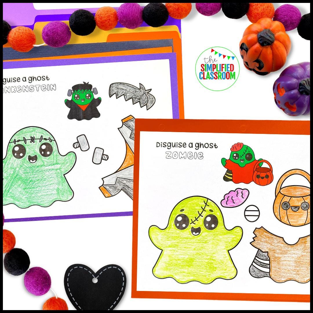 Disguise a Ghost Halloween Ghost Craft Template - the Ghost in Disguise ...