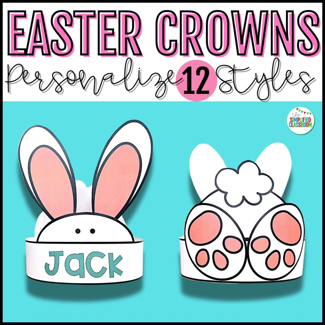 Easter Hat, Easter Headband, Easter Crown, Easter Bunny Hat, Easter ...