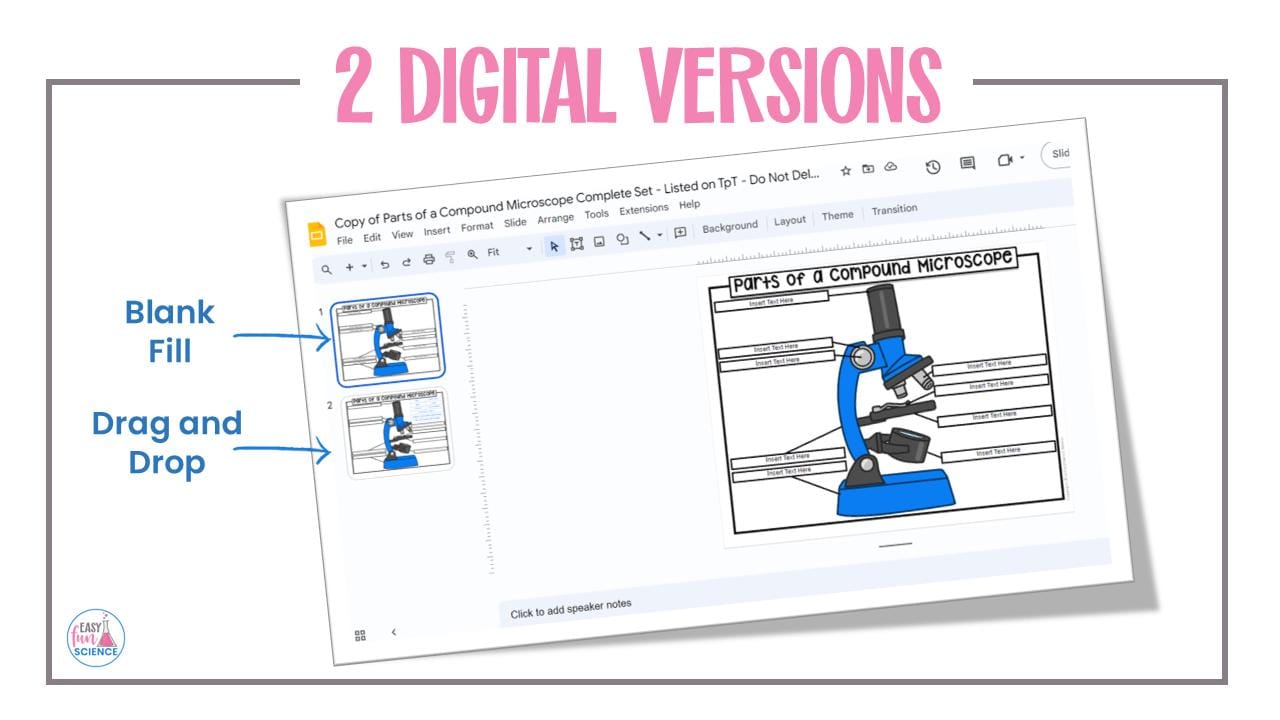 Microscope Labeling Activity, Microscope Parts, Microscope Diagram ...