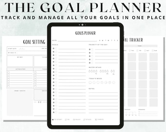 Goal Planner BUNDLE 2023 Goals Tracker SMART Goal Setting - Etsy