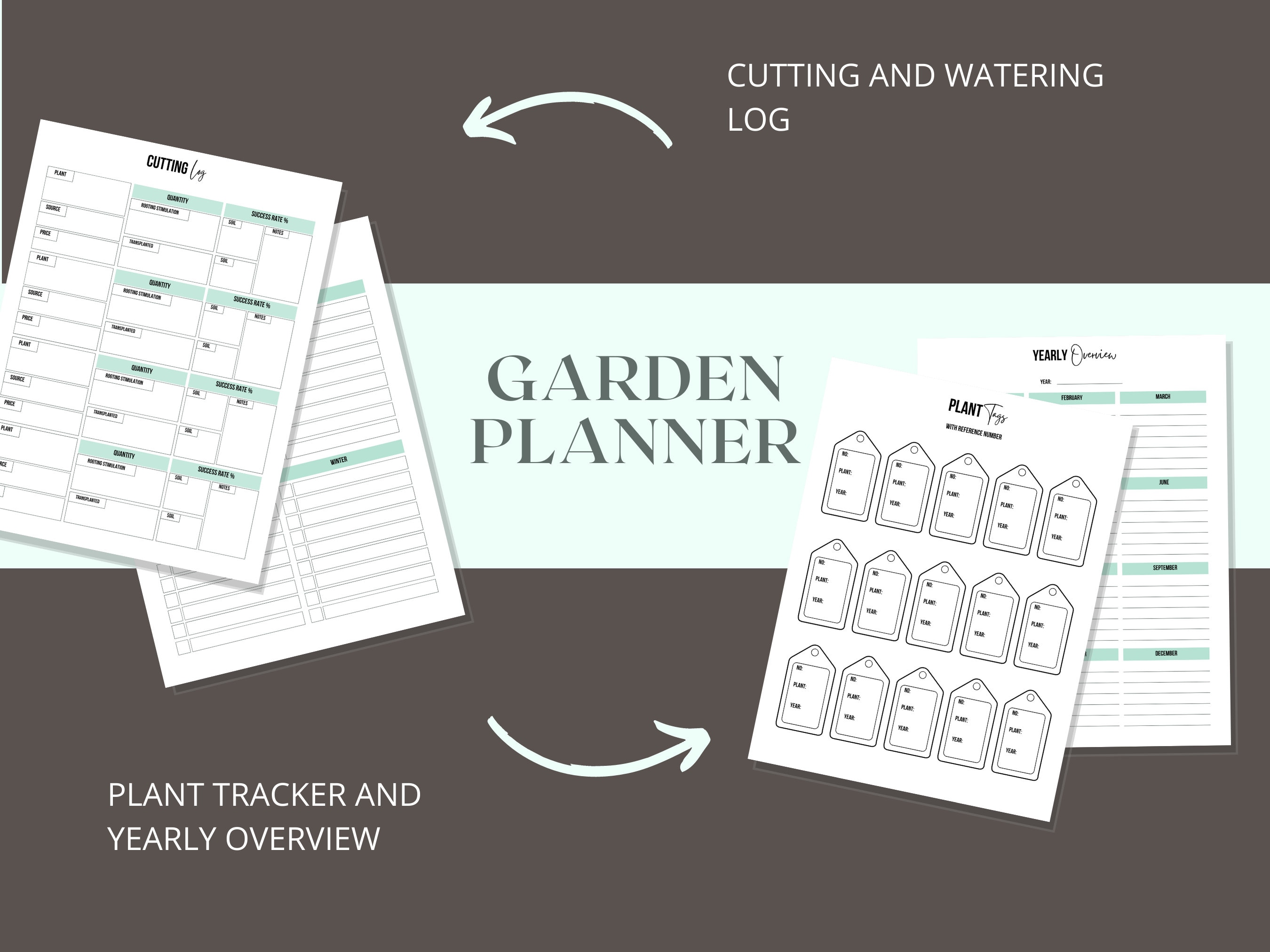 The Ultimate Gardening Planner BUNDLE, Gardening Planner Printable ...