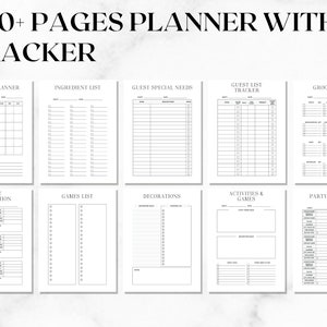 ULTIMATE Party Planner Organizer Bundle, Party Planner Notebook ...