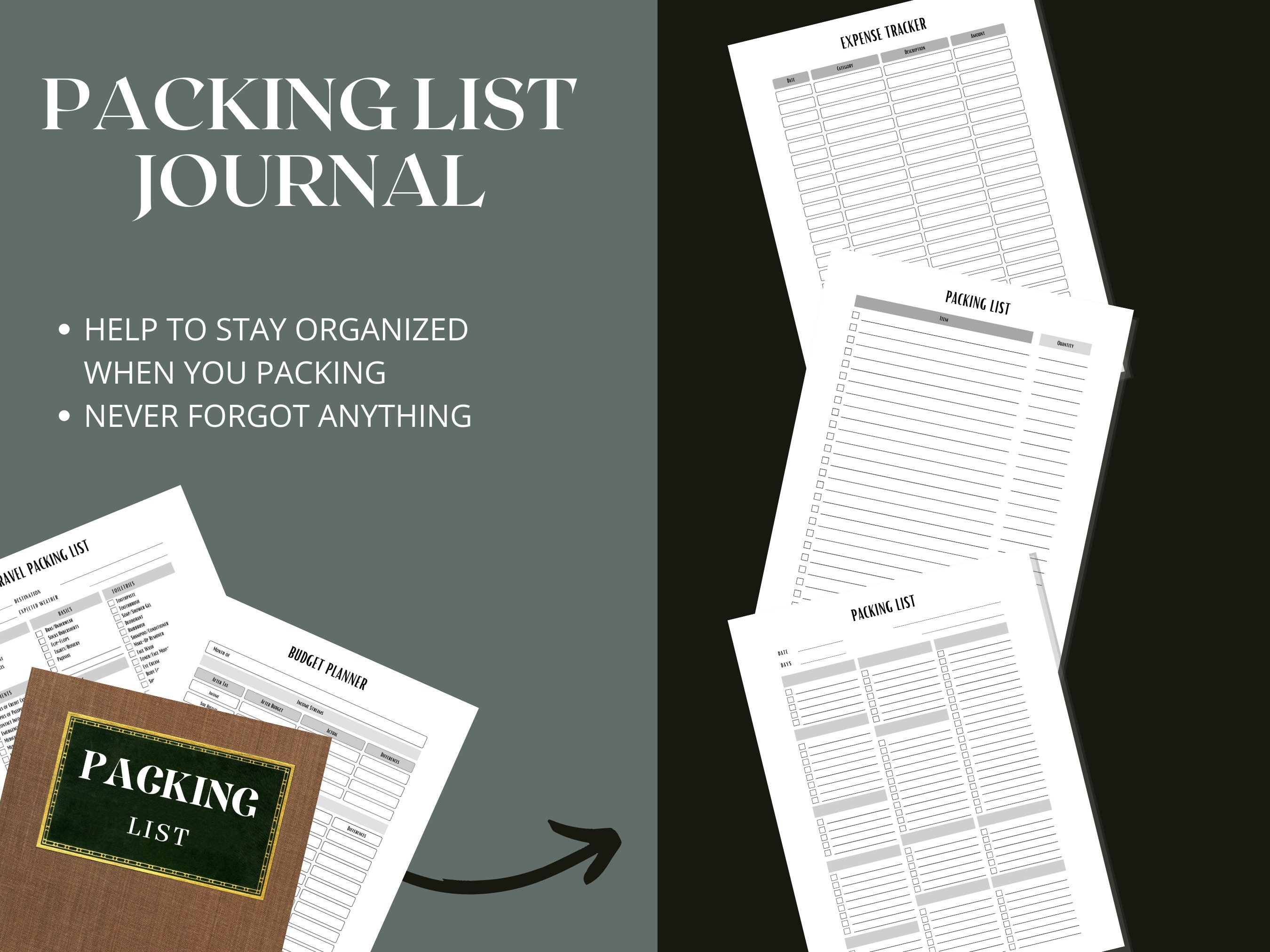 The Ultimate Packing List Printable Packing Checklist - Etsy México