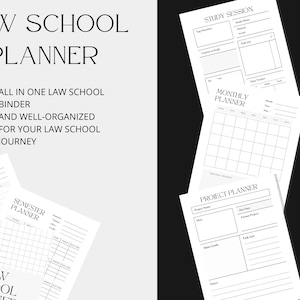Law School Planner, Law Student Planner, Law School Notes, Law School ...
