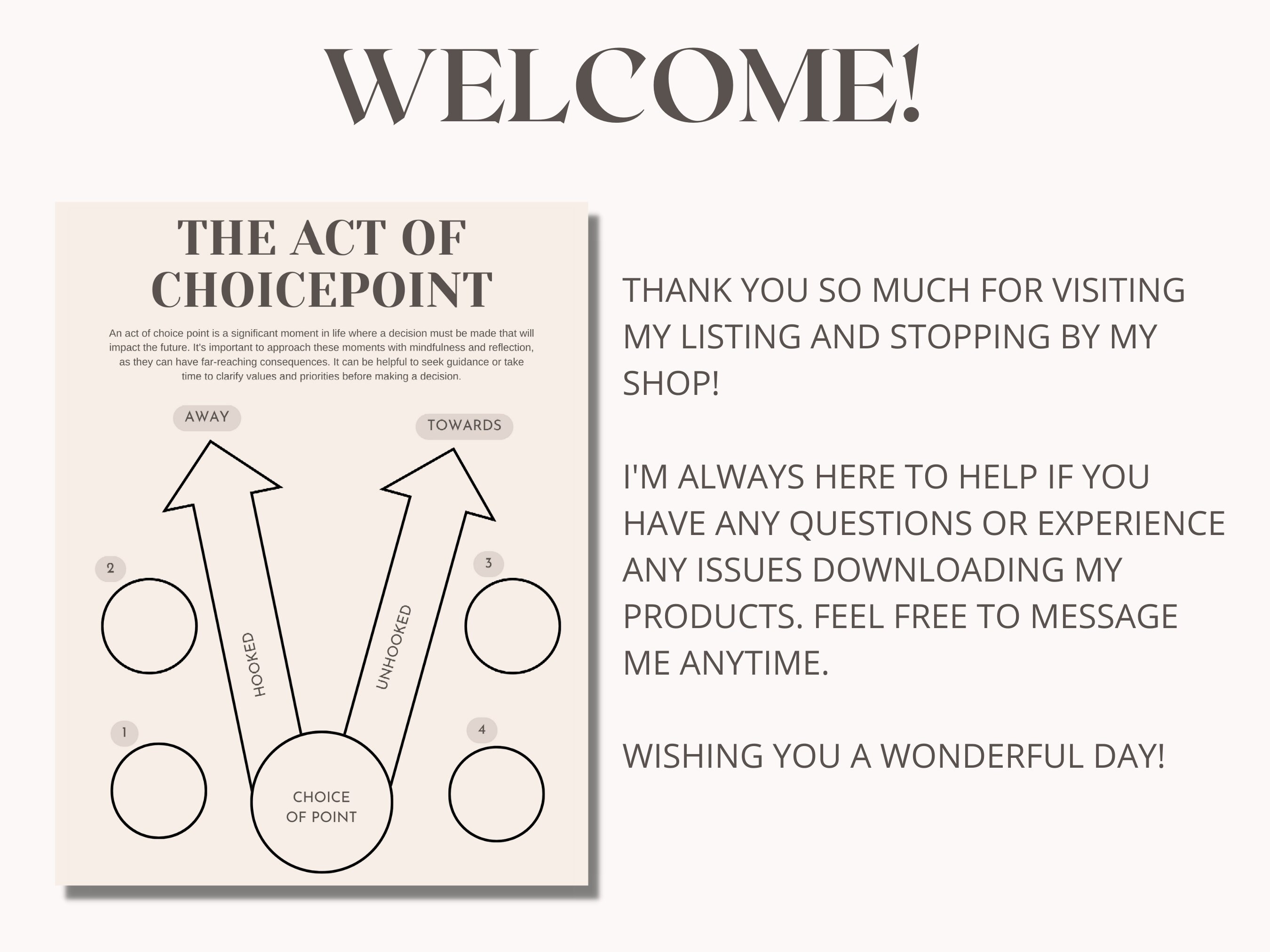 Printable Acceptance Therapy Worksheets - Mindfulness, DBT, and ACT ...