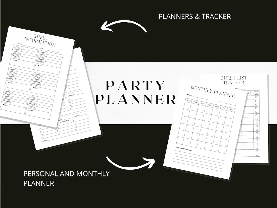 ULTIMATE Party Planner Organizer Bundle Party Planner - Etsy