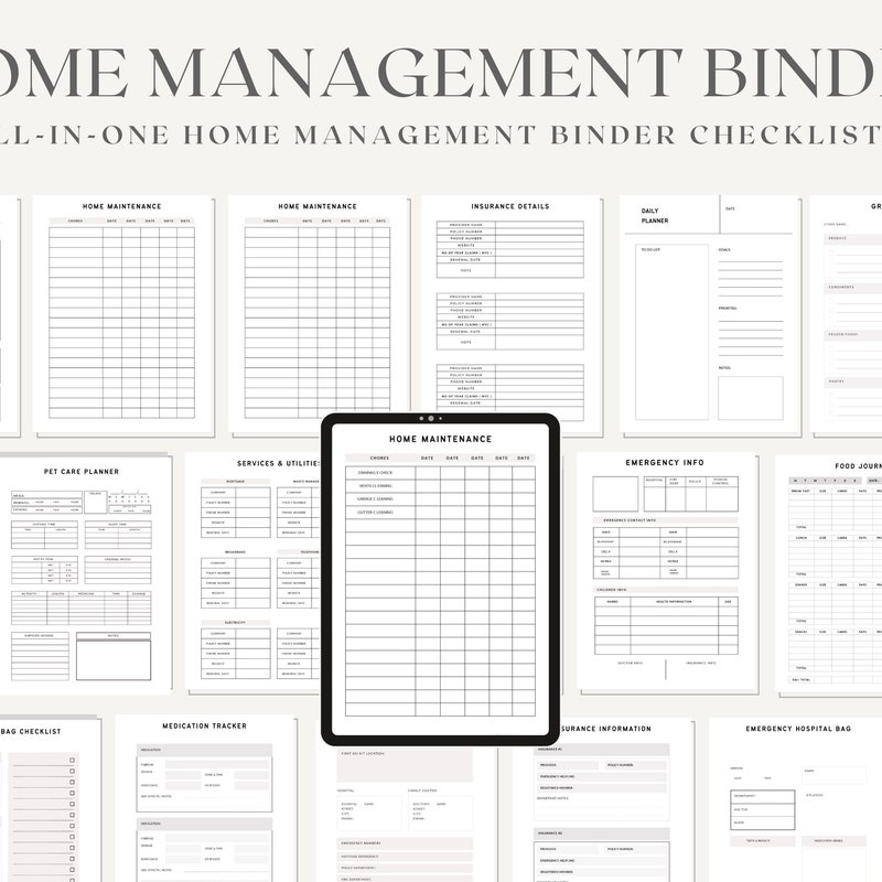 Home Management - Etsy