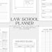 Law School Planner, Law Student Planner, Law School Notes, Law School ...