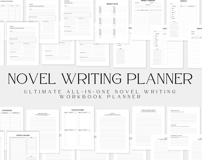 Story Structure Overview Template Printable Planner Writing Novel ...
