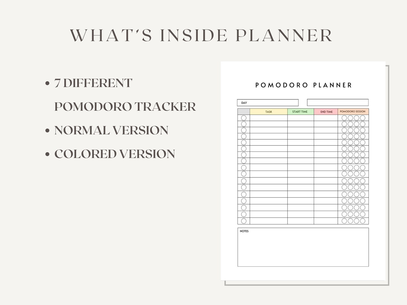 Pomodoro Planner, Pomodoro Timer, Pomodoro Tracker, Study Session ...