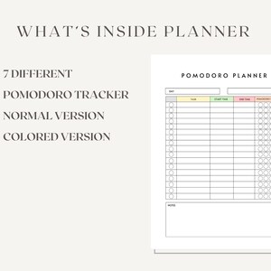 Pomodoro Planner, Pomodoro Timer, Pomodoro Tracker, Study Session ...
