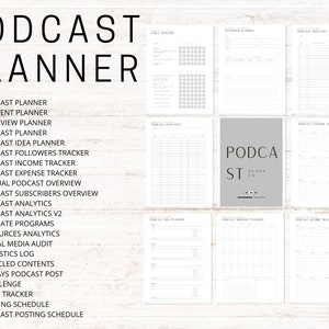 ULTIMATE Podcast Planner BUNDLE, Podcast Script, Podcast Checklist ...