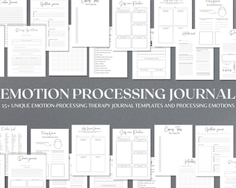 FEELINGS WHEEL Notebook Emotions Journal for Emotional - Etsy