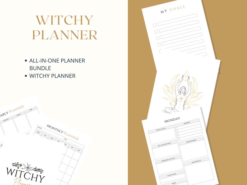 Ultimate Witchy Planner, Witch Journal, Witchy Planner, Tarot Journal ...