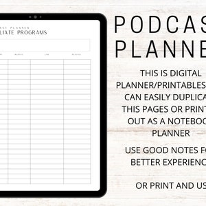ULTIMATE Podcast Planner BUNDLE, Podcast Script, Podcast Checklist ...