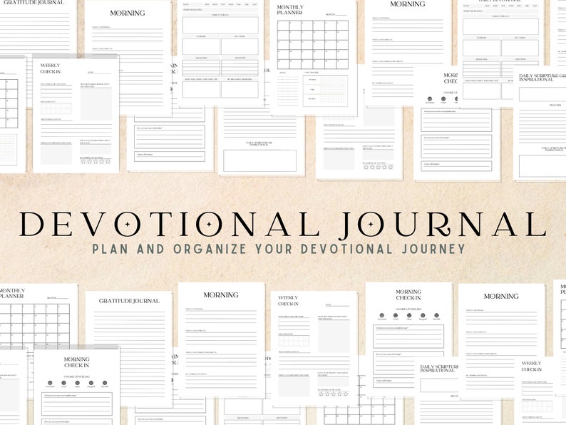 Bible Devotional Journal for Woman, Christian Women Devotional Journal ...