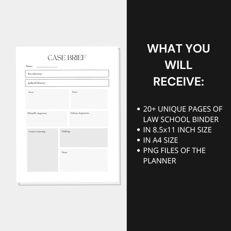 Bar Exam Planner & Study Tracker | Law Student Bar Prep, Legal Study ...