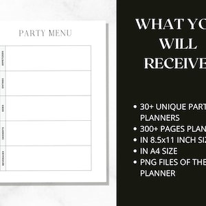 ULTIMATE Party Planner Organizer Bundle, Party Planner Notebook ...