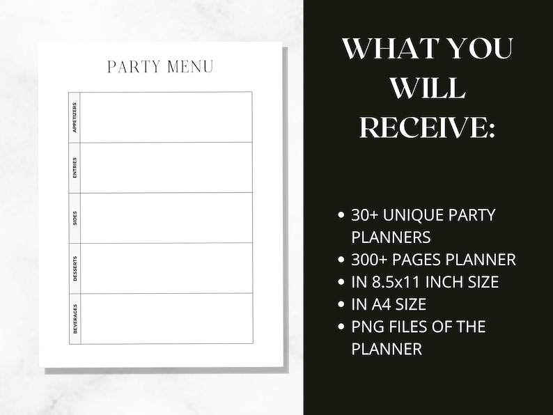 ULTIMATE Party Planner Organizer Bundle Party Planner - Etsy