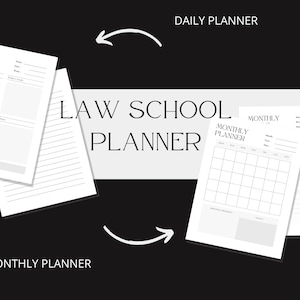 Law School Planner, Law Student Planner, Law School Notes, Law School ...